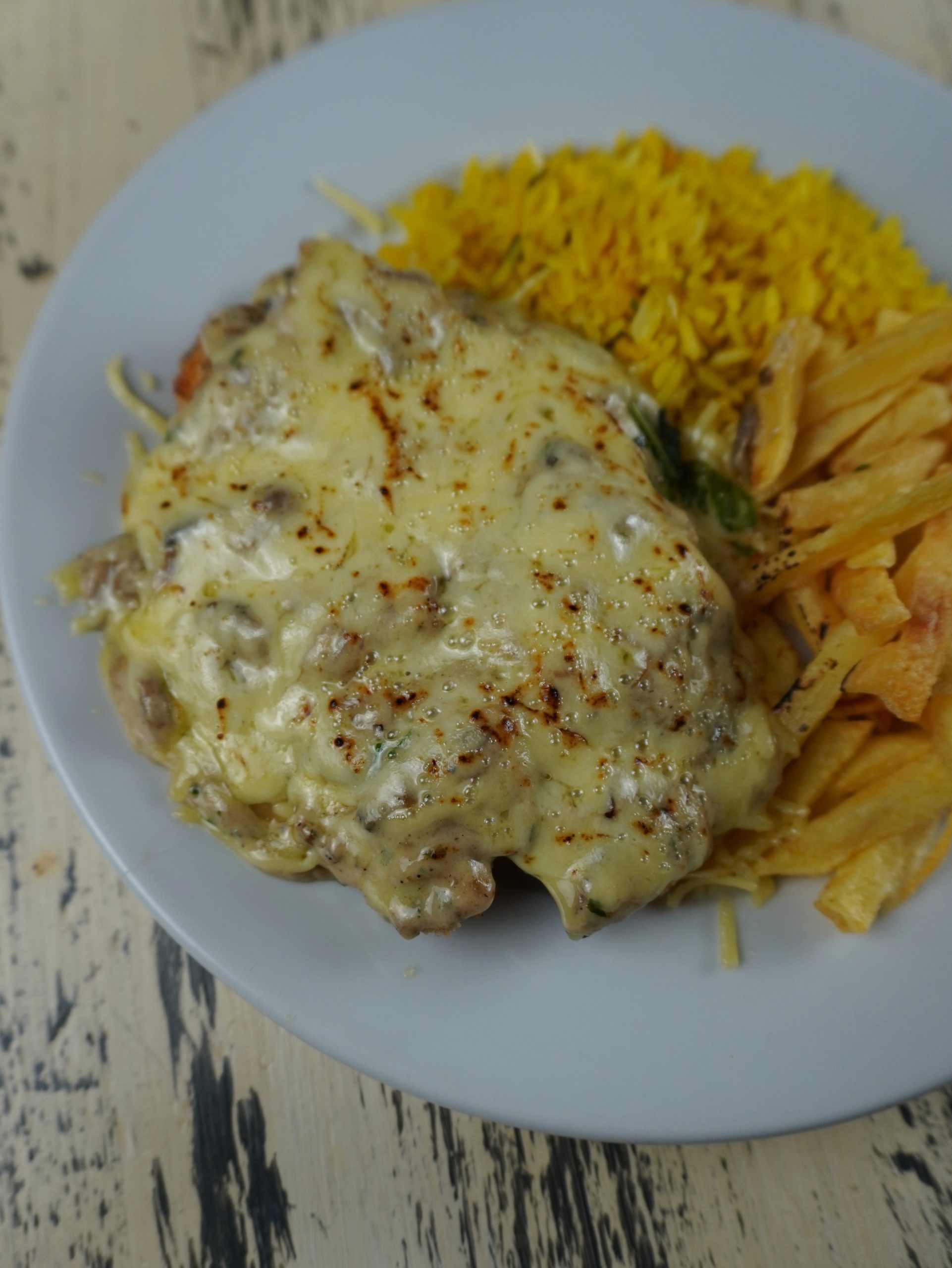 Pollo panko con salsa de champiñones | Panko chicken with mushroom ...